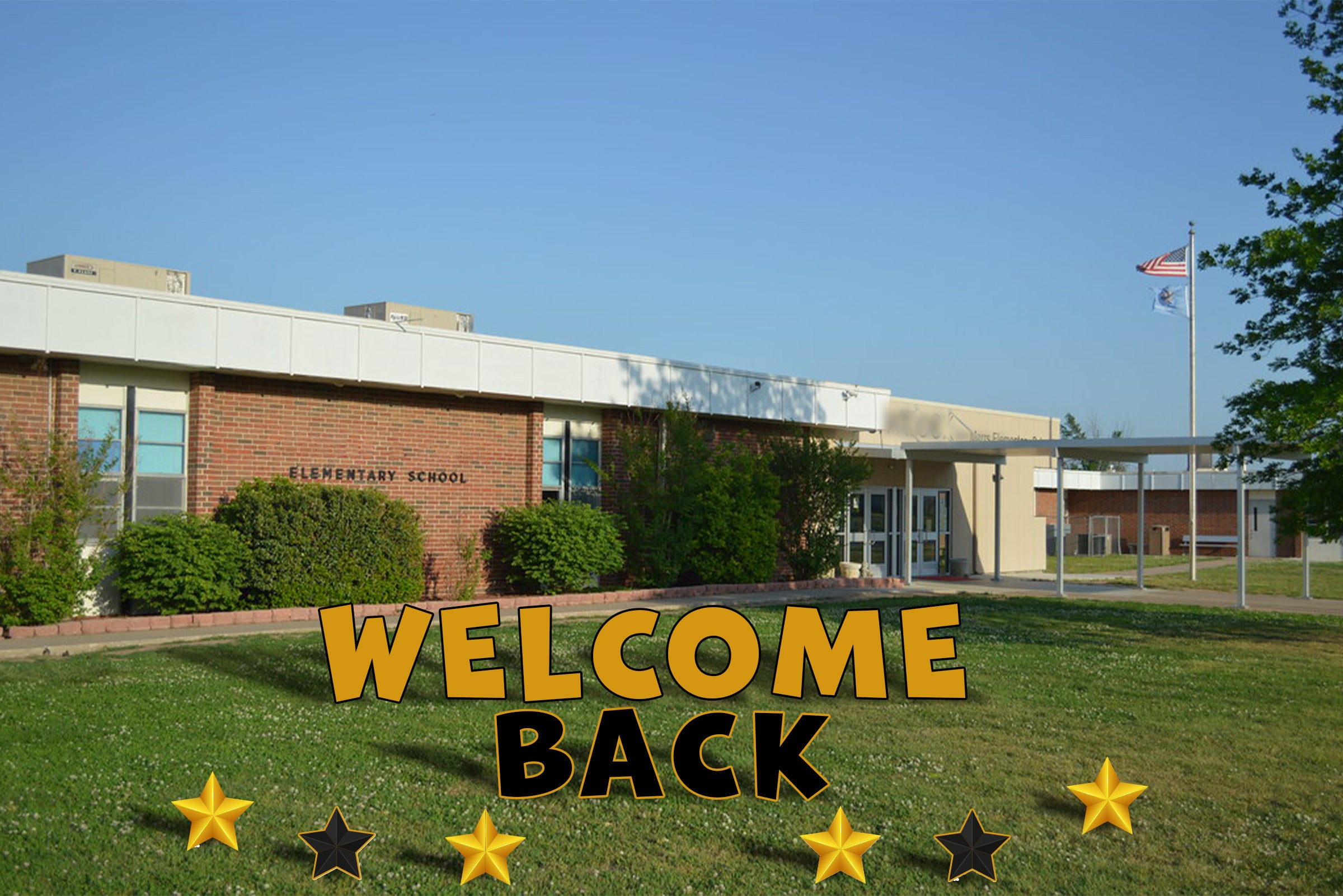 Welcome Back Yard Sign